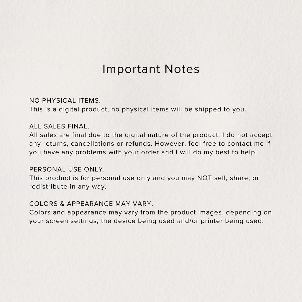 Sticky Notes Printable, Productivity – Layla & Co